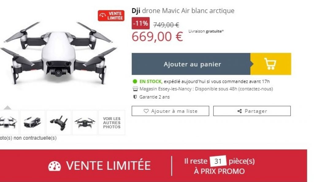 Promotion DJI MAVIC AIR - Bien choisir son drone - Hubert AILE